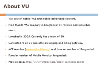 VU Mobile Limited - Company Profile | PDF