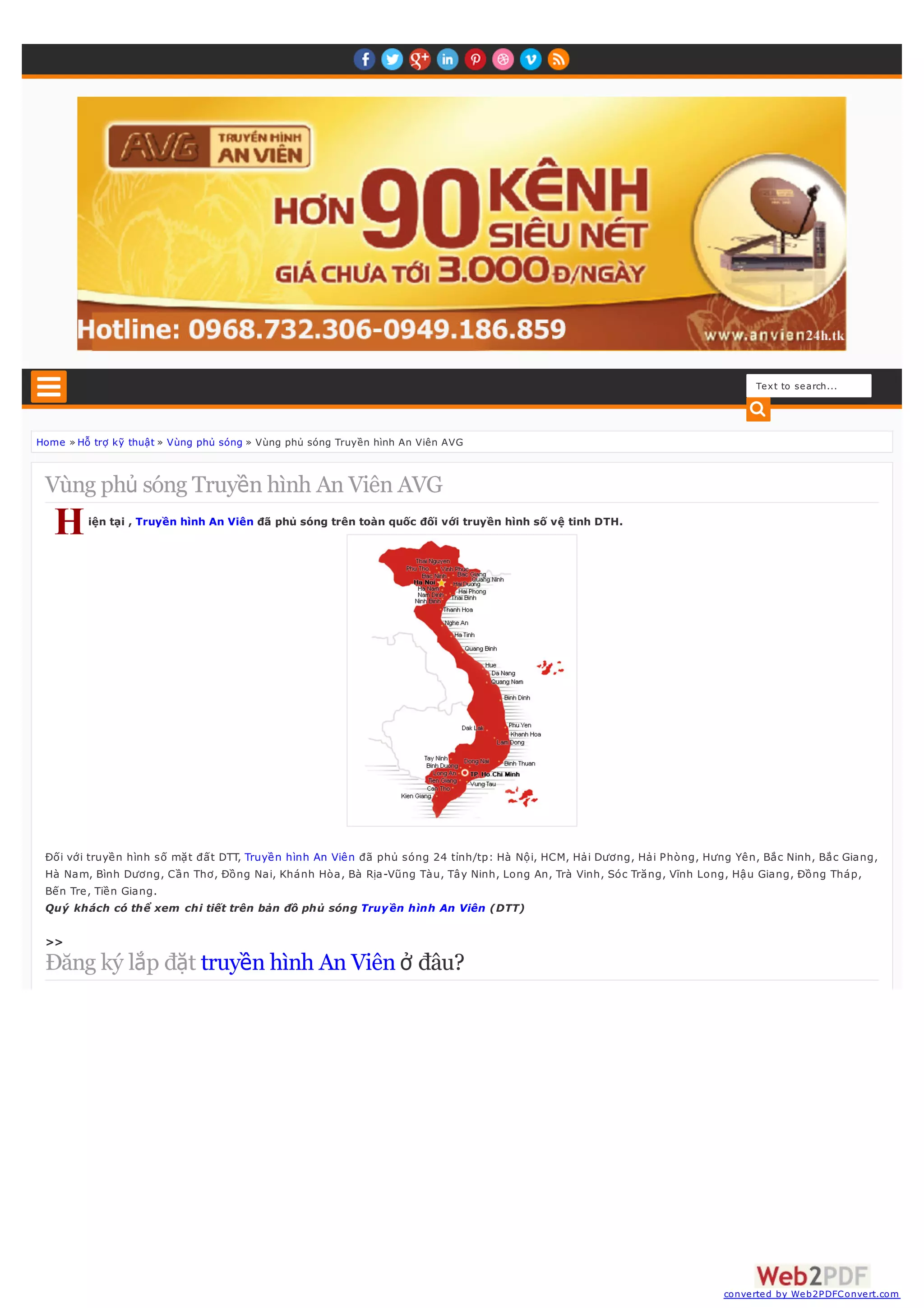 Truyen hinh An Vien - Phu song o dau ? | PDF | Free Download