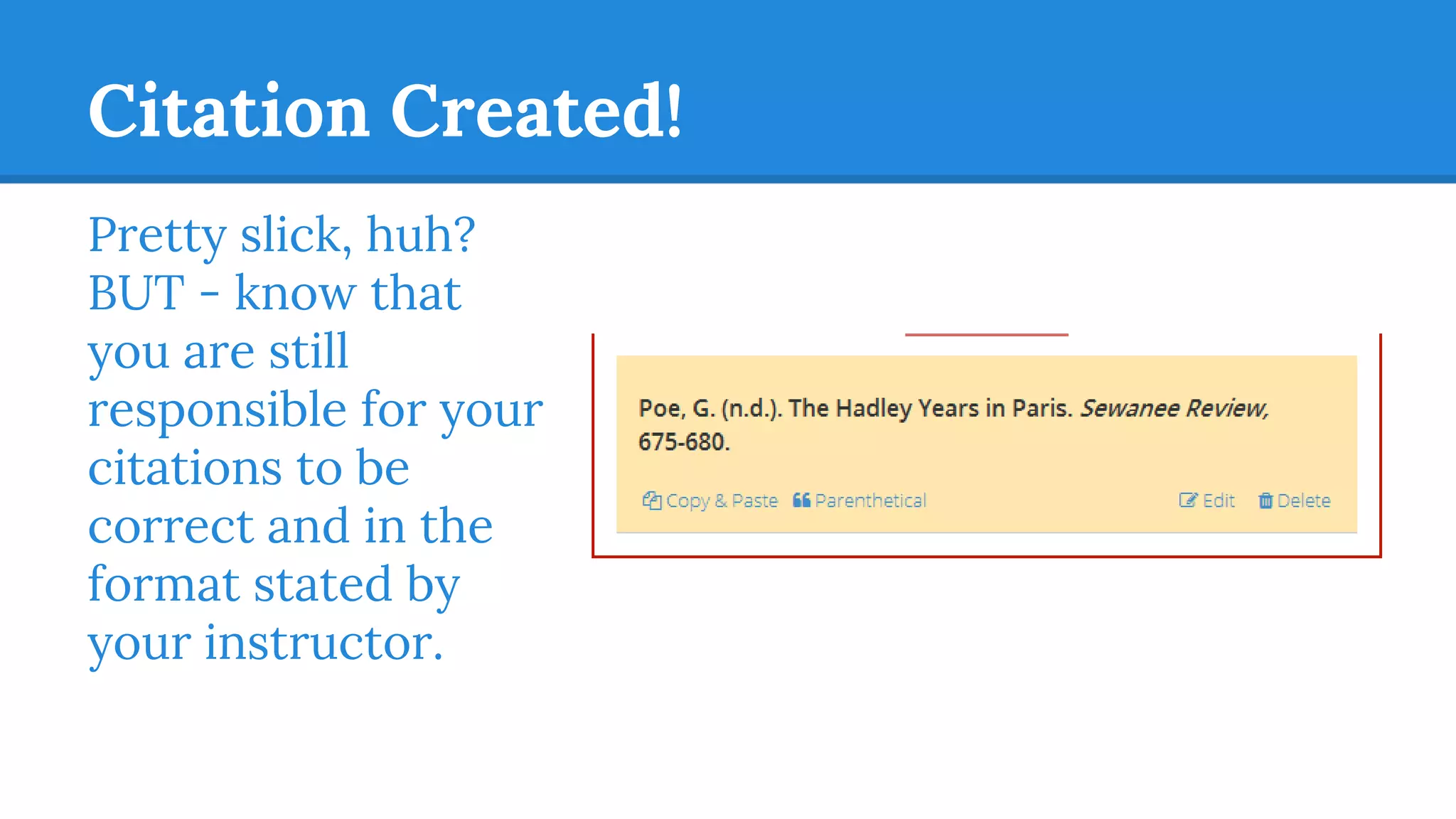 Mla citation style | PPTX