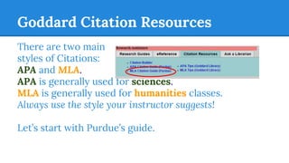 Mla citation style | PPTX