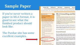 Mla citation style | PPTX