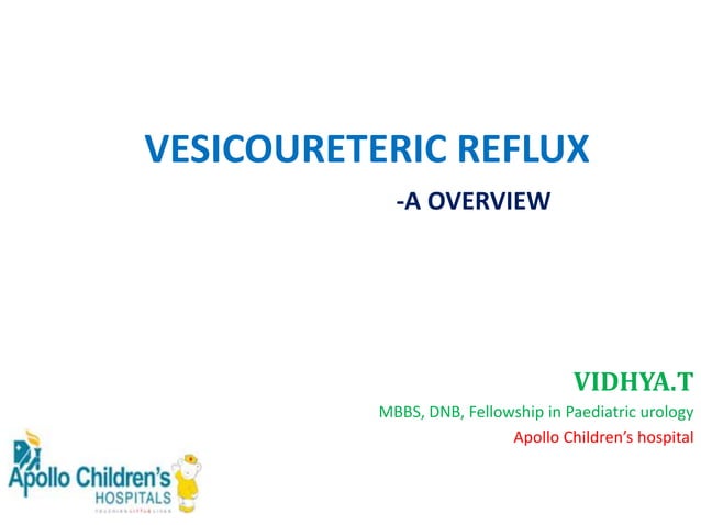 VUR in Children-Overview | PPTX