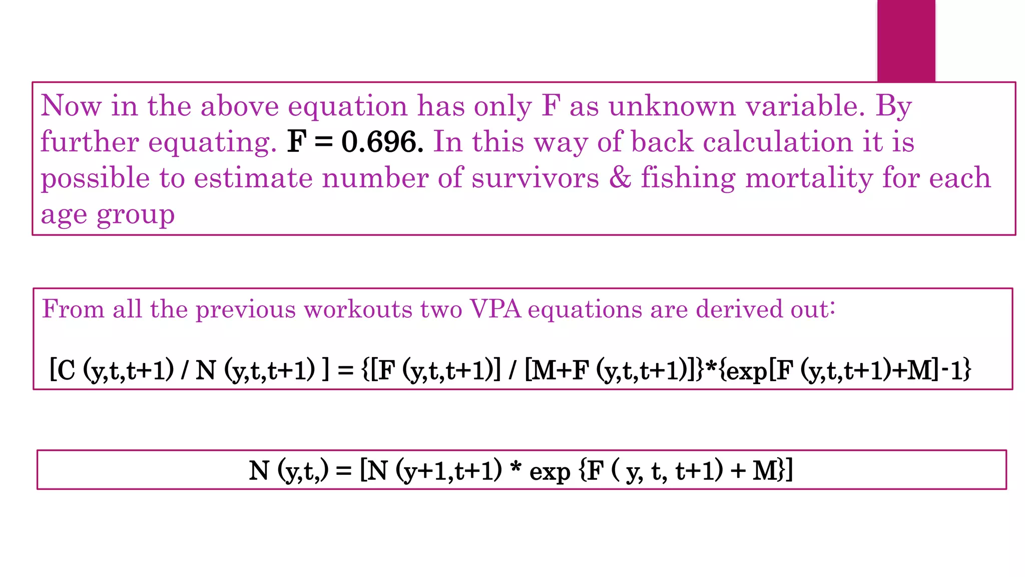 Vurtual population analysis ( VPA) | PPTX