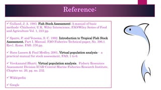 Vurtual population analysis ( VPA) | PPTX