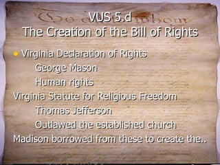 Vus5 The Articles Constitution | PPT | Politics