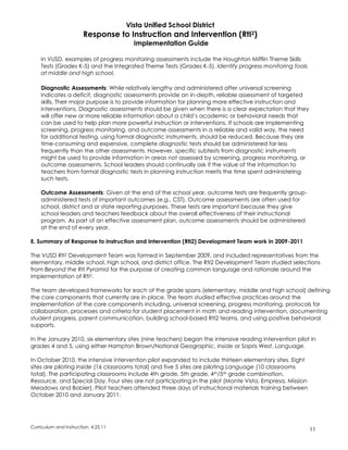 VUSD RtI2 Guide | PDF