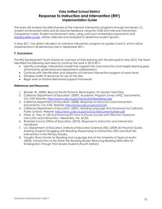 VUSD RtI2 Guide | PDF