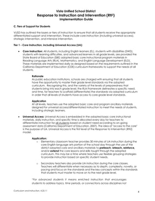 VUSD RtI2 Guide | PDF