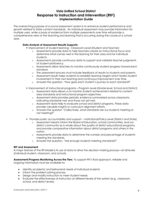 VUSD RtI2 Guide | PDF