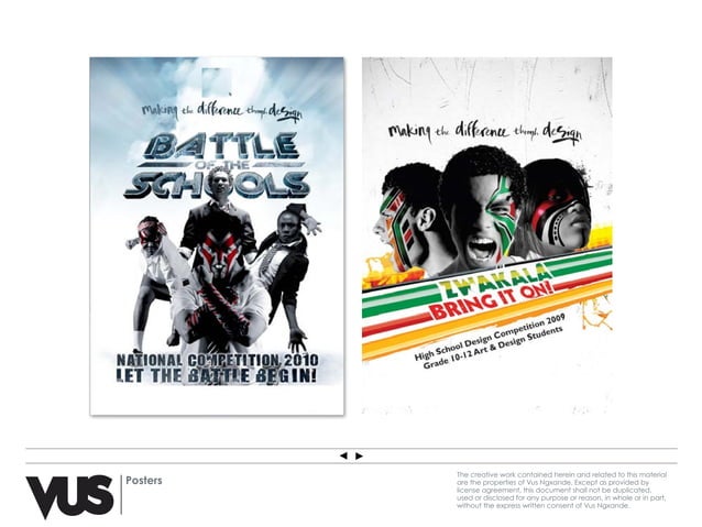 Vus graphic design portfolio | PPT