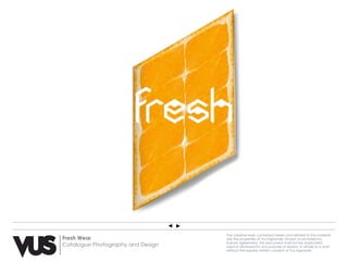 Vus graphic design portfolio | PPT