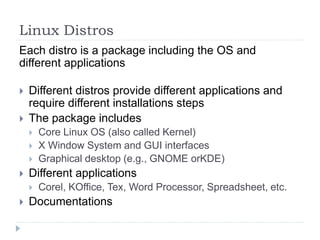 Vu’s linux OS by Umair Iftikhar | PPT