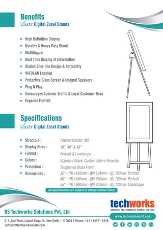 Vustr Digital Easel | PDF