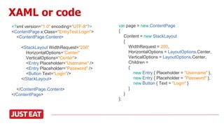 Native cross-platform mobile apps with C# and Xamarin.Forms | PPTX | Operating Systems ...