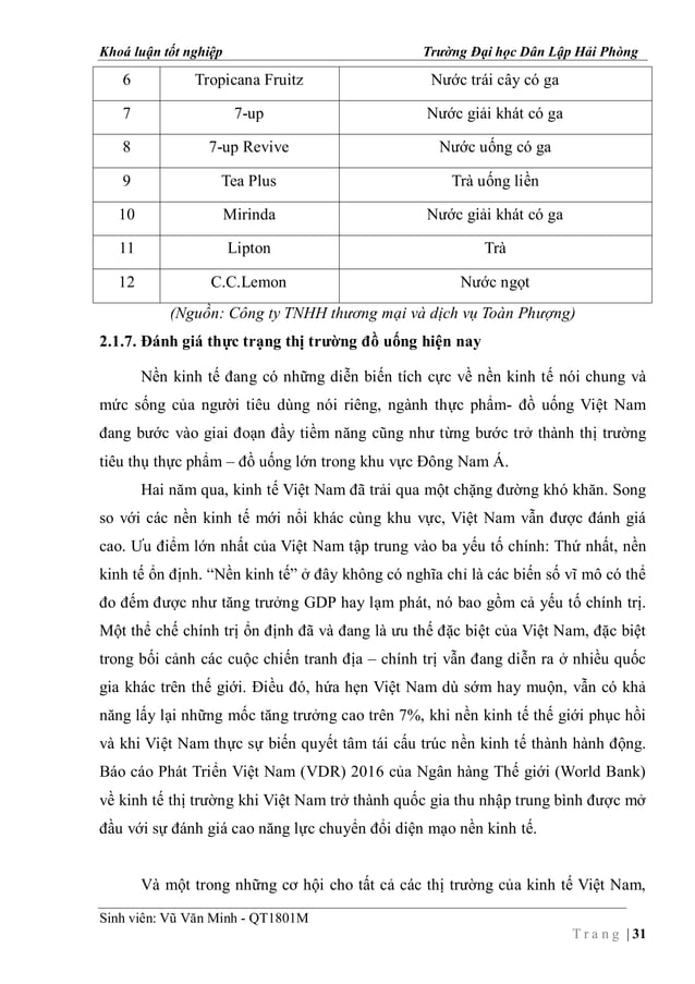 Luận văn: Giải pháp xúc tiến hỗn hợp nâng cao hiệu quả bán hàng công ty Toàn Phương, HAY | PDF