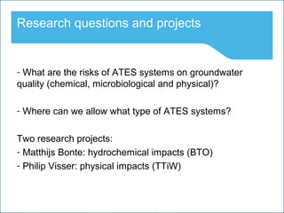 ATES research | PPT