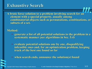 Perform brute force | PPT