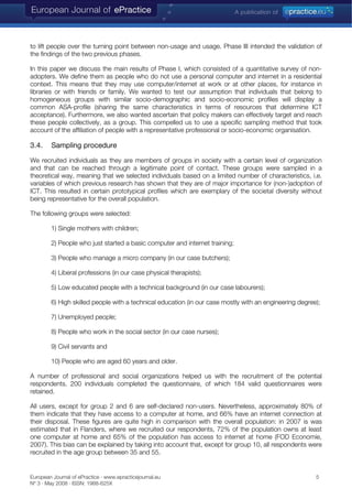 The relative utility approach for stimulating ICT acceptance: profiling the non-user | PDF