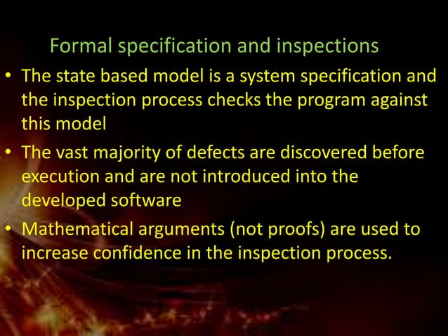 verification and validation | PPTX | Programming Languages | Computing
