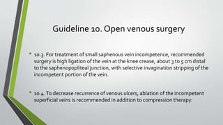 The care of patients with varicose veins and associated chronic venous ...