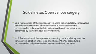 The care of patients with varicose veins and associated chronic venous ...