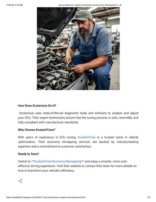 Top and Best economy remapping in uk | PDF