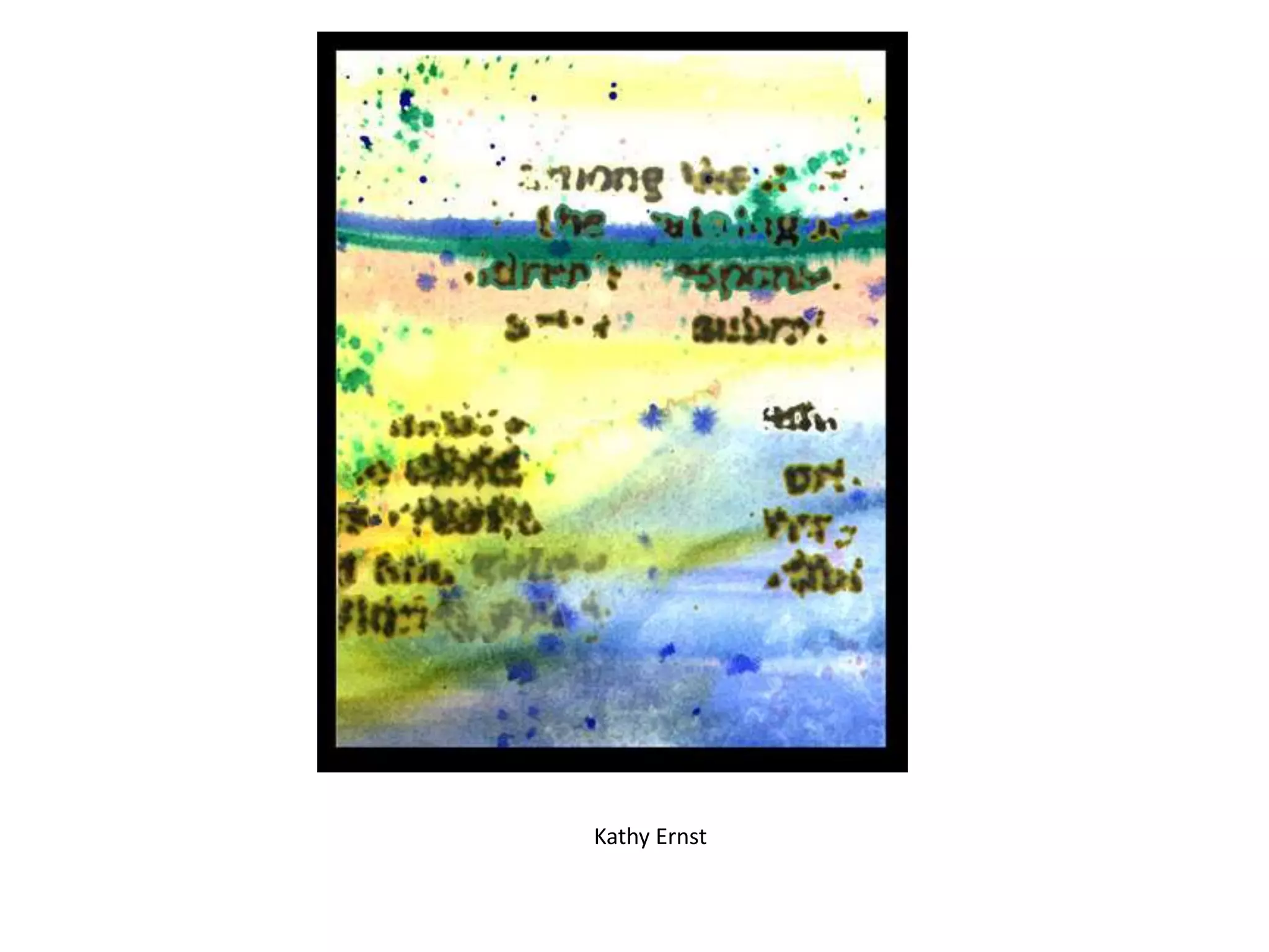 Contemporary Text Artists | PPTX