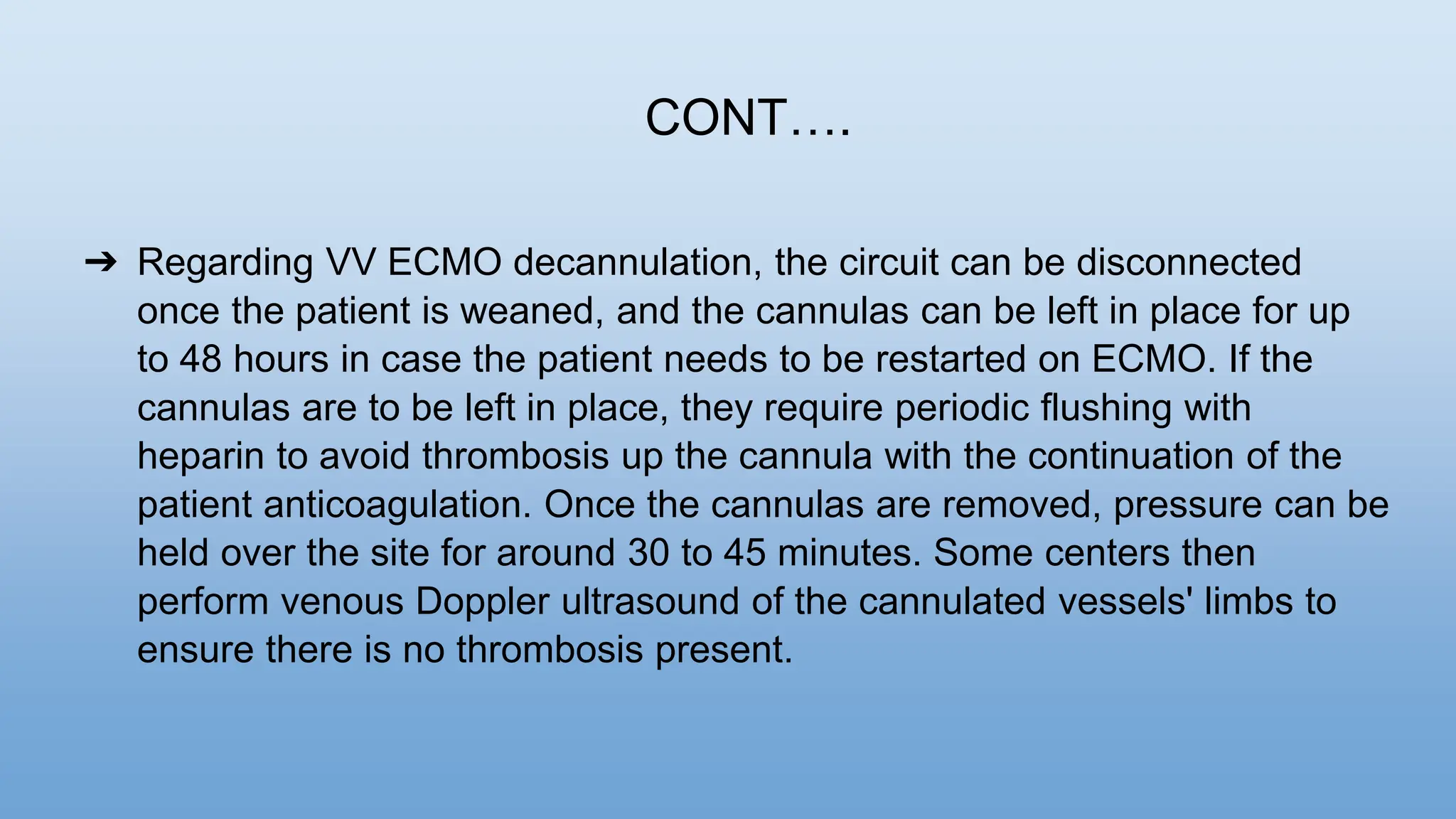 Veno-venous Extracorporeal membrane oxygenation (ECMO).pptx