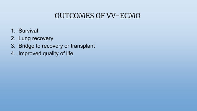 Veno-venous Extracorporeal membrane oxygenation (ECMO).pptx