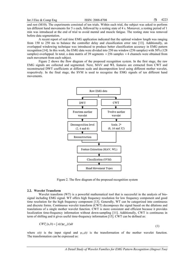 A Detail Study of Wavelet Families for EMG Pattern Recognition | PDF