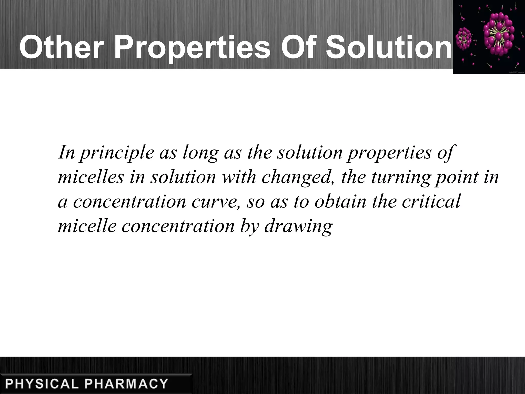 Method of Determination of CMC | PPT