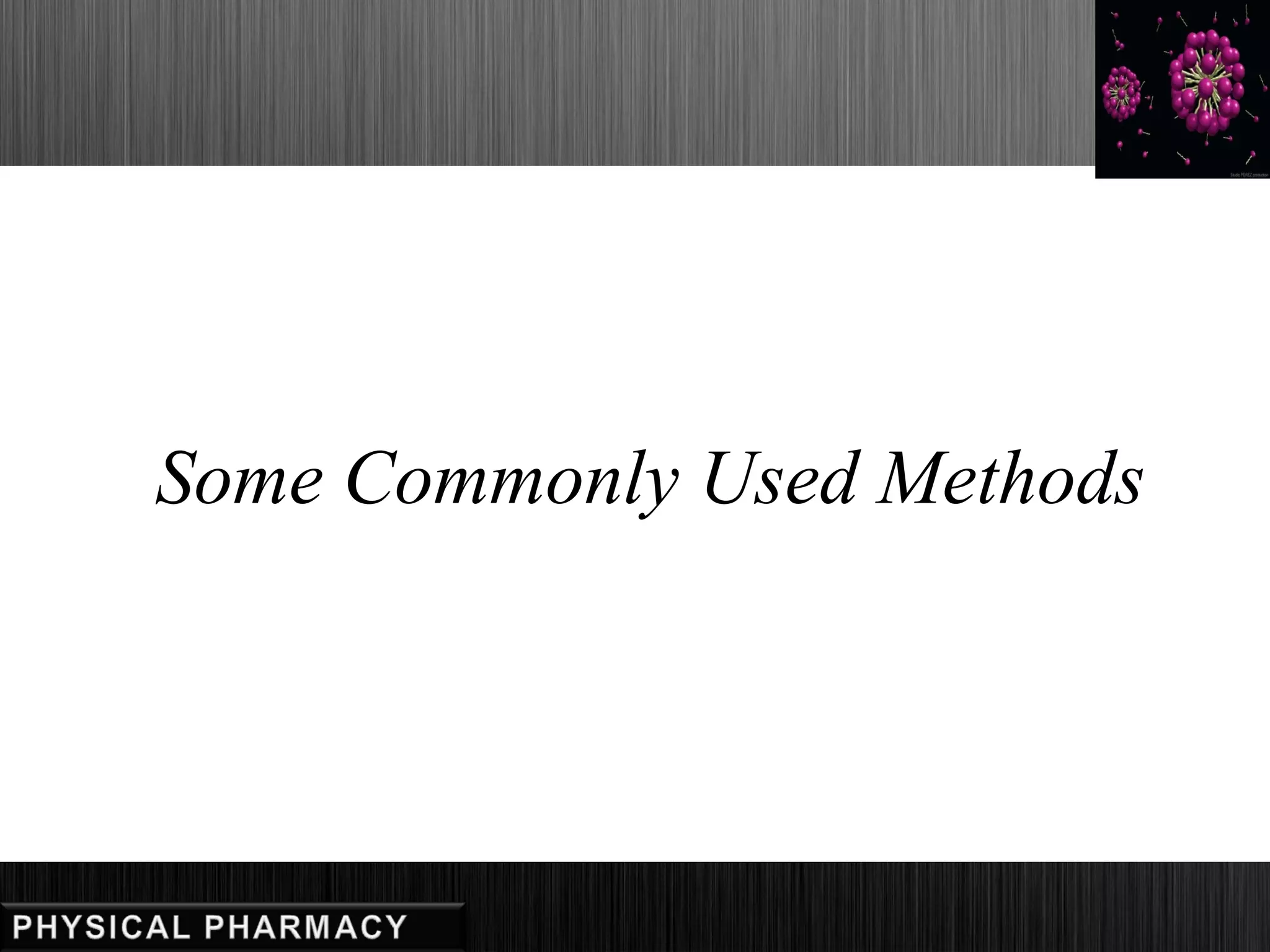 Method of Determination of CMC | PPT