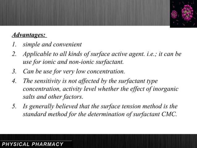 Method of Determination of CMC | PPT