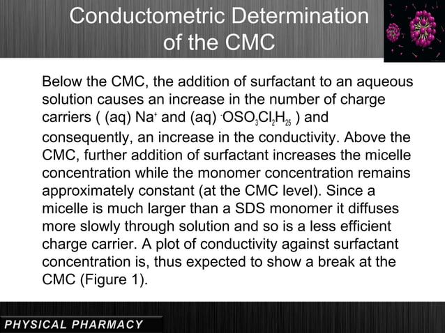 Method of Determination of CMC | PPT