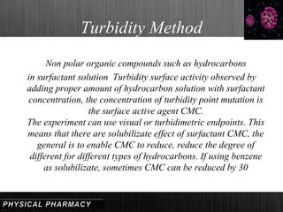 Method of Determination of CMC | PPT