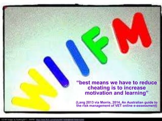 Increase student motivation (and reduce cheating) using Mahara | PPT