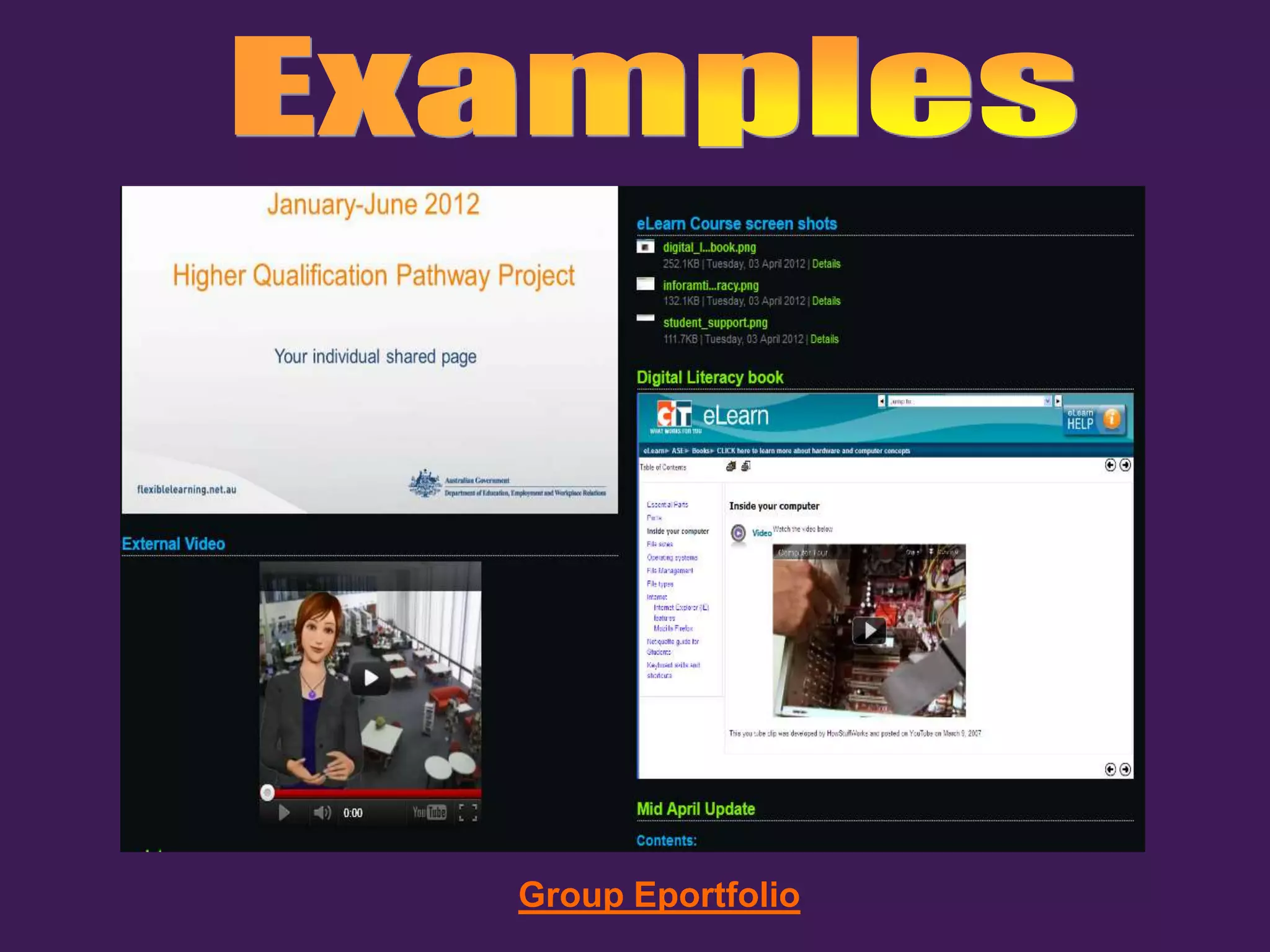 Getting Started with Eportfolios 130813