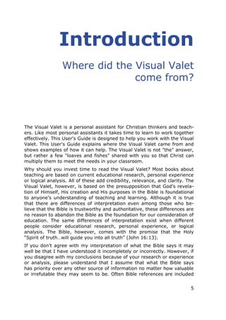 Visual Valet: Personal assistant for Christian thinkers and teachers | PDF