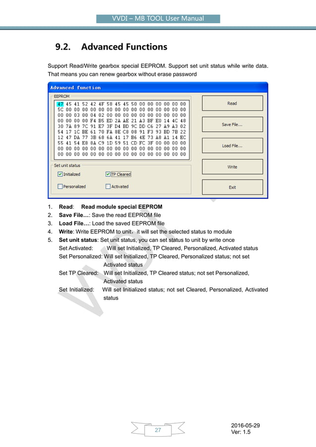VVDI MB BGA Tool V2.1.1 User Manual OBD365 | PDF | IT and Internet Support | Internet