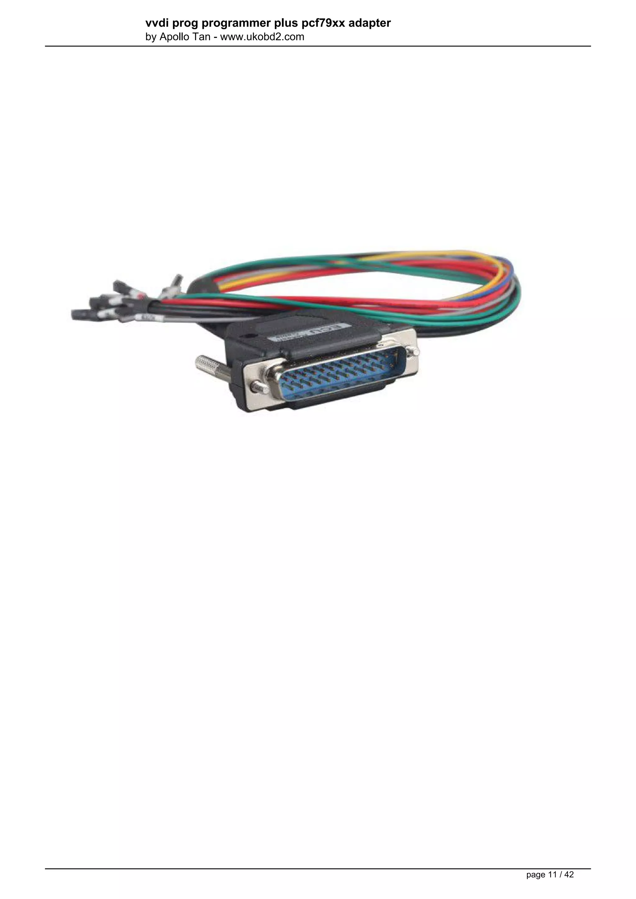 Original Xhorse VVDI PROG Programmer with PCF79XX Adapter Free Shipping by DHL | PDF