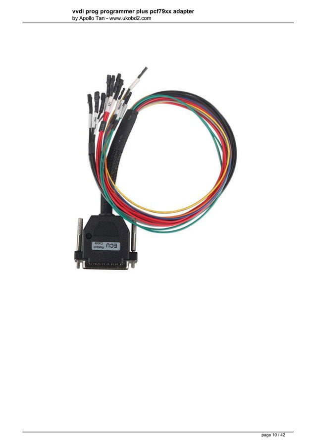 Original Xhorse VVDI PROG Programmer with PCF79XX Adapter Free Shipping by DHL | PDF
