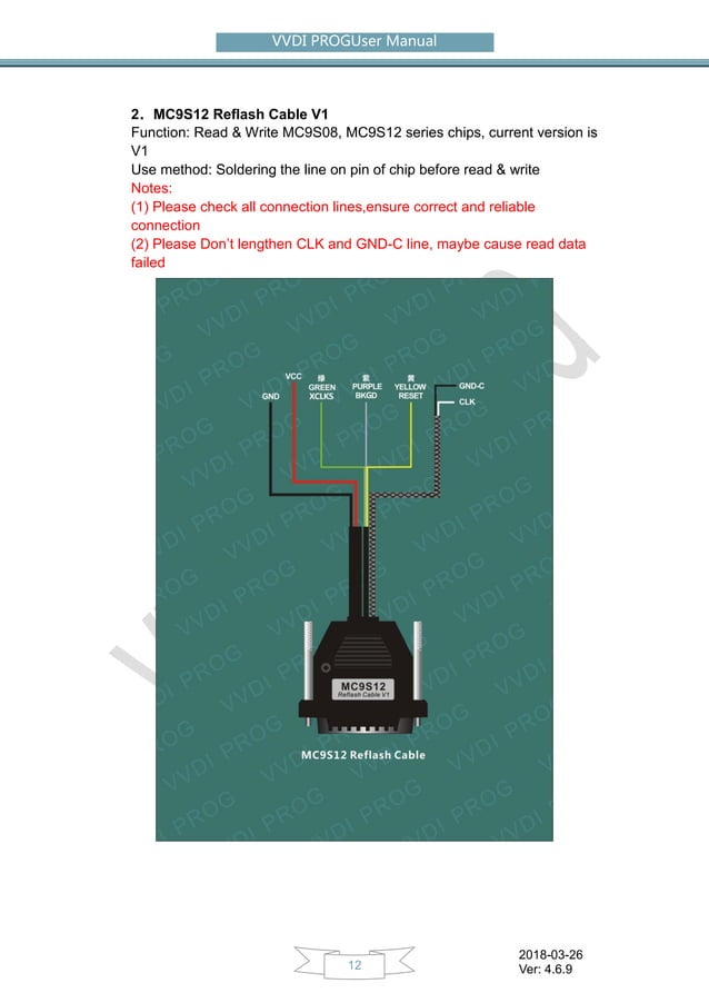 Xhorse Vvdi prog user manual v4.7.7 -obdii365 | PDF