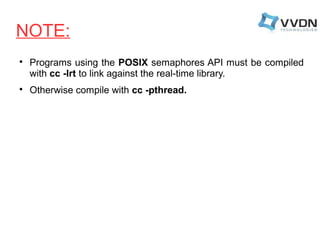 Shared memory and semaphore? And how to use them? An explanation about those system calls. | PPT