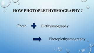 Wearable photoplethysmographic Sensors | PPTX