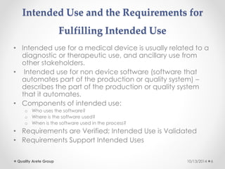 Process and Regulated Processes Software Validation Elements | PPTX ...