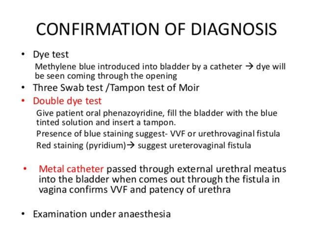 Vesico-Vaginal Fistula (VVF) | PDF