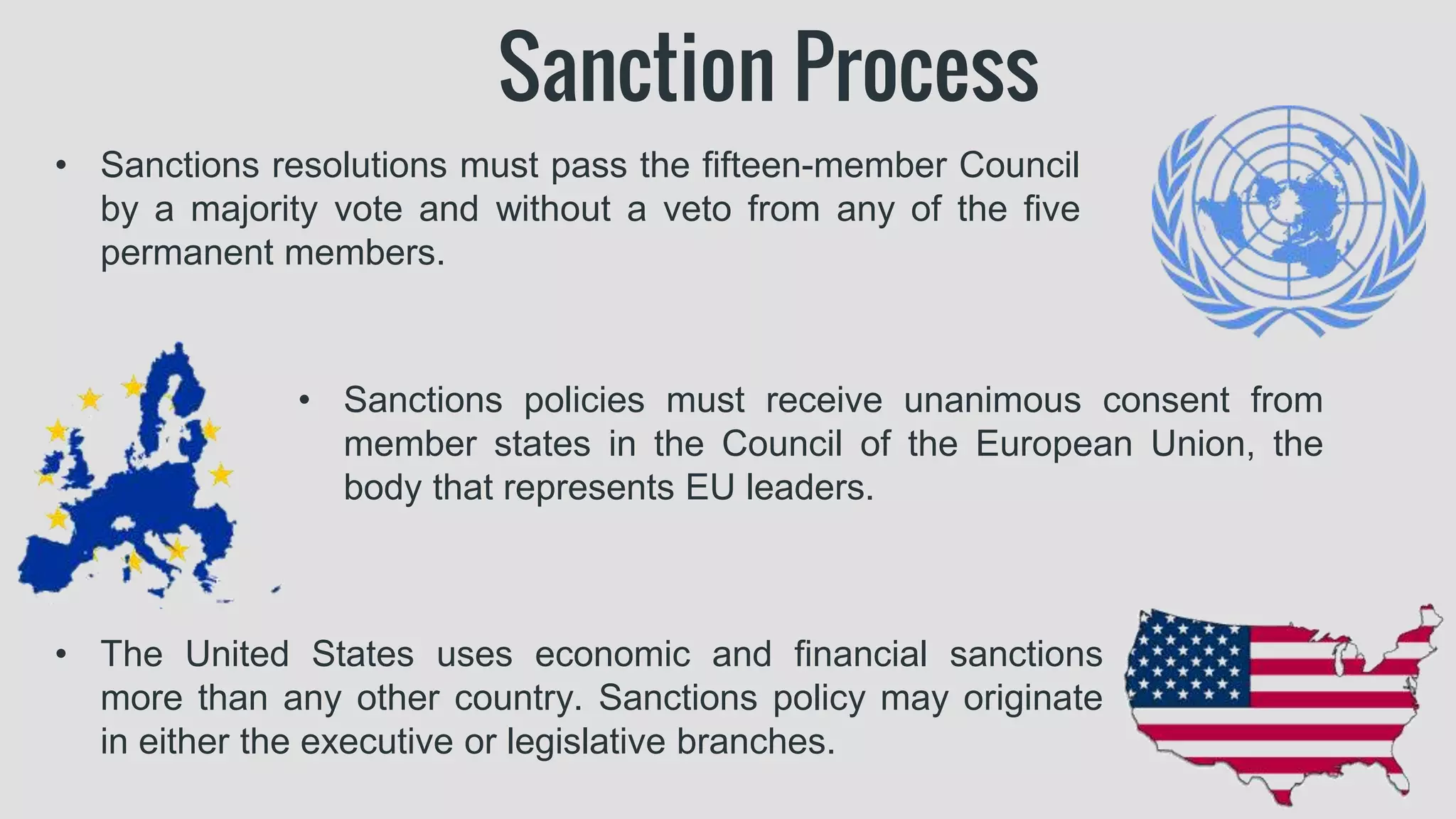 Affects of sanctions in the economy | PPTX