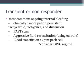 Resuscitation & abdominal trauma | PPT