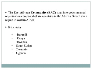 EAC - East African Community | PPTX
