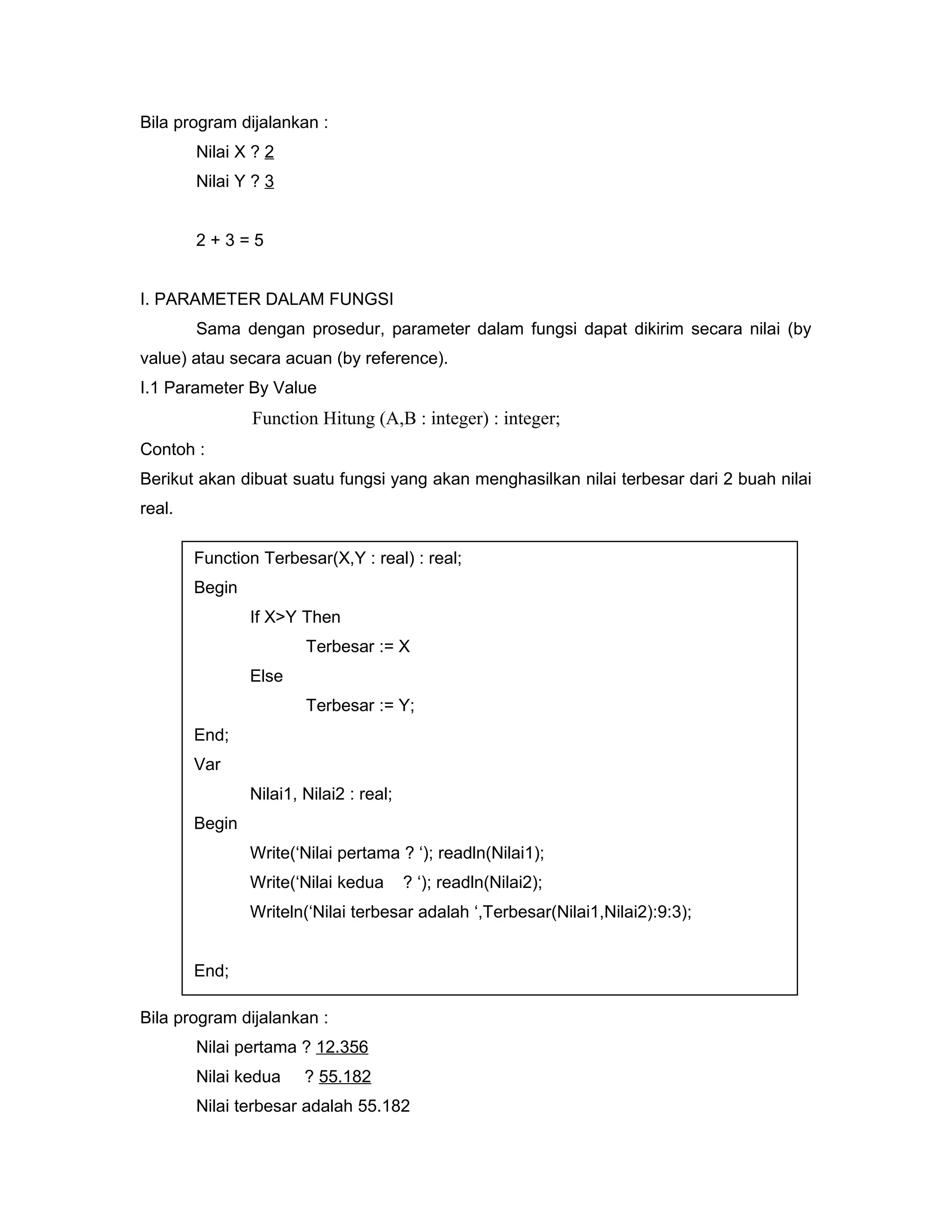 Dasar Pemrograman materi kuliah | PDF